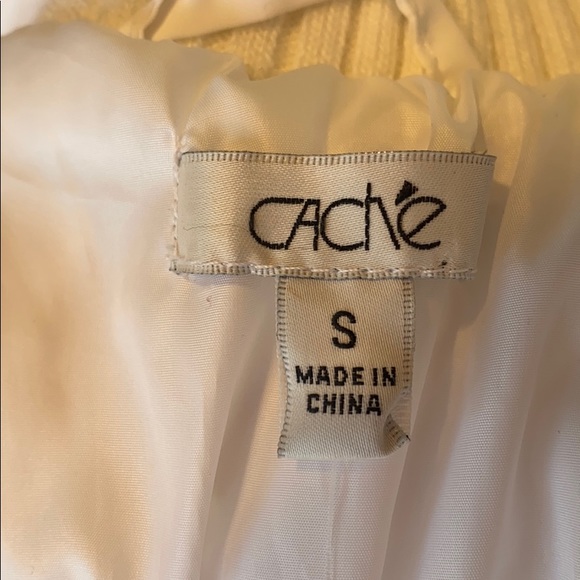 Cache’ | Jackets & Coats | Cache White Puffer Vest Small | Poshmark